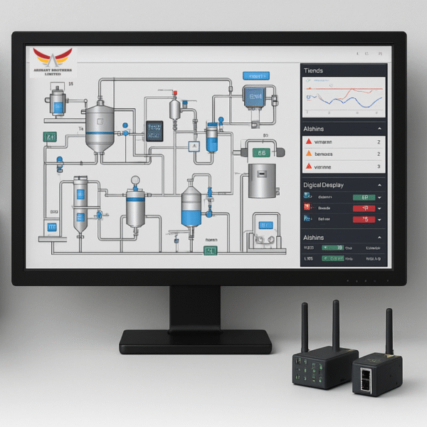 SCADA & IIoT Central Monitoring and Control Dashboard – Arihant Brothers